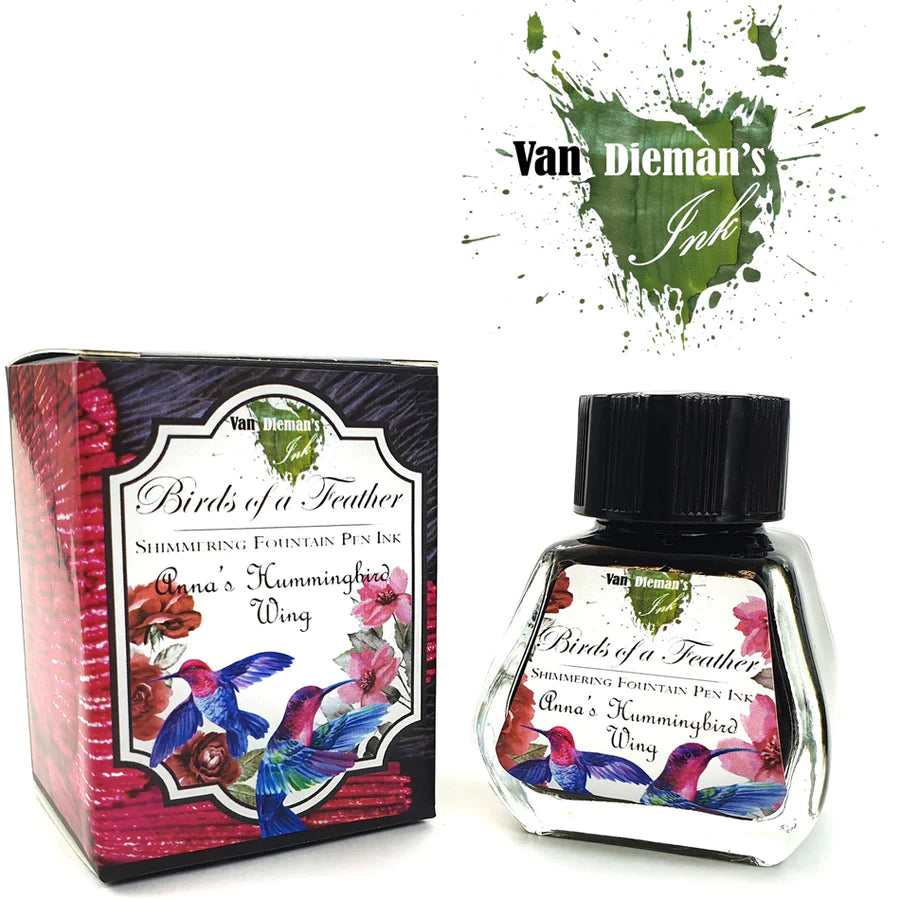 Shimmer Ink Usage Guide from Van Dieman's – Pure Pens