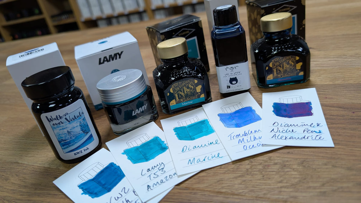 Blue Fountain Pen Ink | 5 Best Sellers – Pure Pens