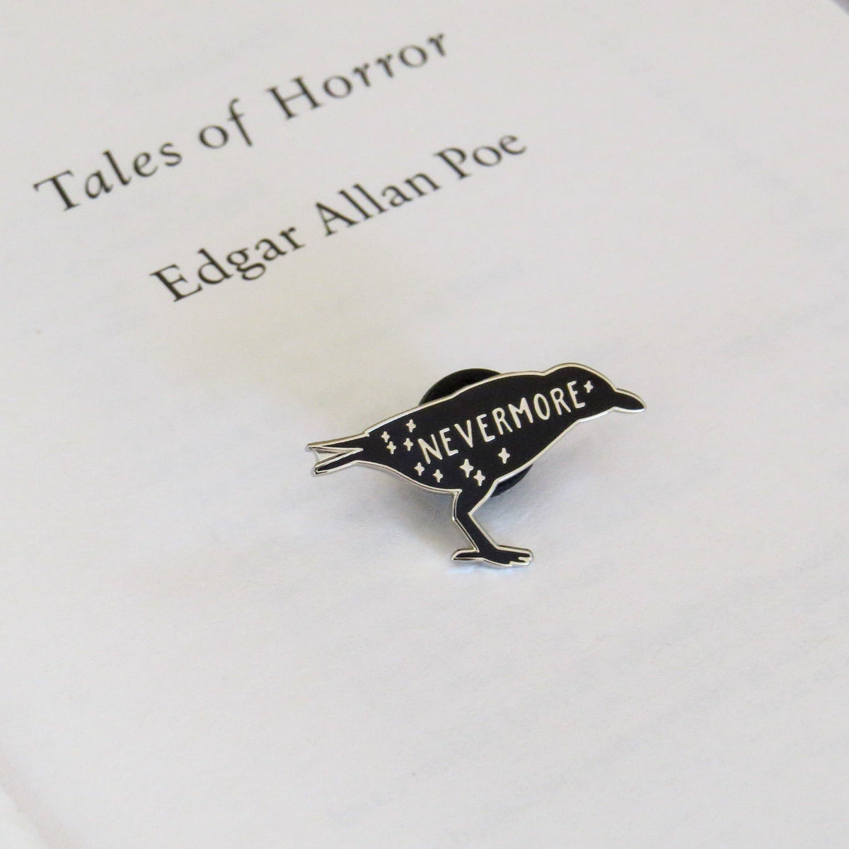 Literary Emporium The Raven Edgar Allan Poe Enamel Pin Badge Gothic Co ...