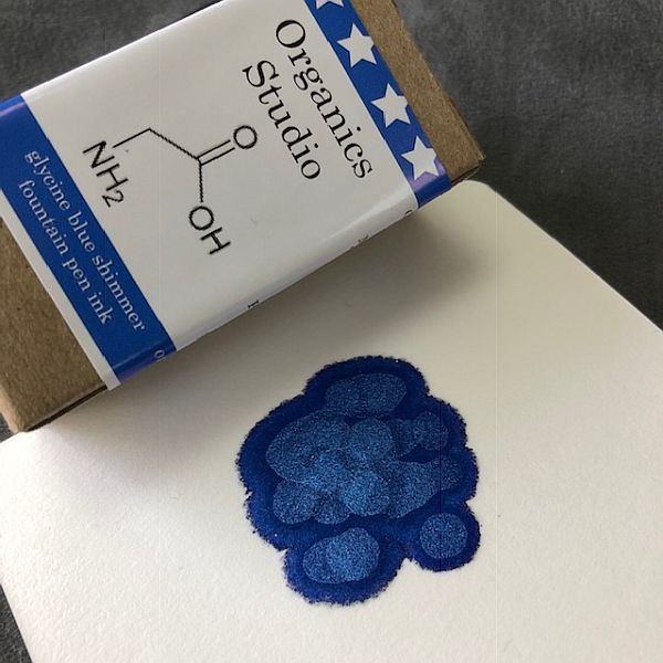 Organics Studio Elements Glycine Blue Shimmer Ink – Pure Pens