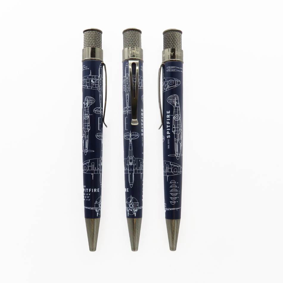 Retro 51 Tornado Rollerball - IWM Spitfire Blueprint – Pure Pens