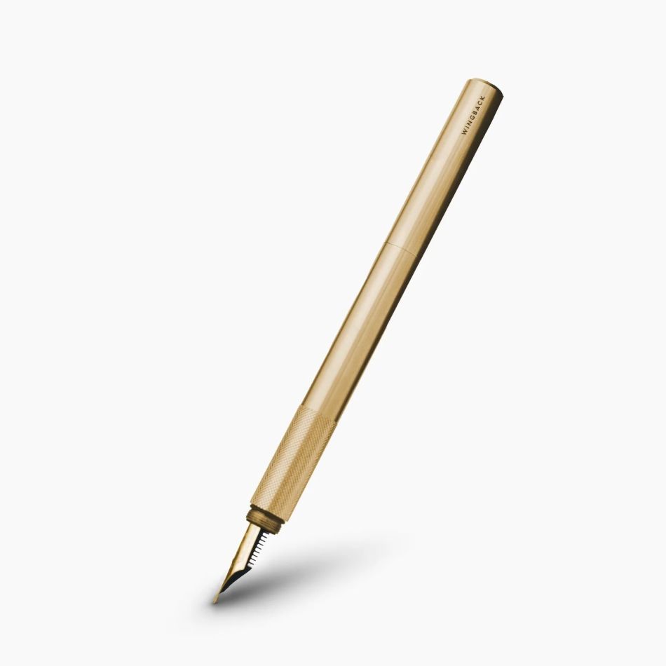 Wingback Fountain Pen - Brass – Pure Pens